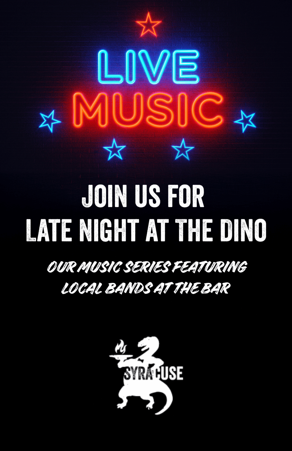 Late Night at the Syracuse Dino | August 27, 2025 | Dinosaur Bar-B-Que